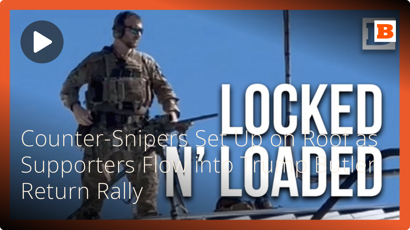 Counter-Snipers Set Up on Roof as Supporters Flow into Trump Butler ...