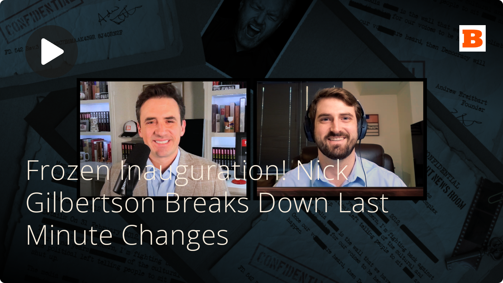 Frozen Inauguration! Nick Gilbertson Breaks Down Last Minute Changes