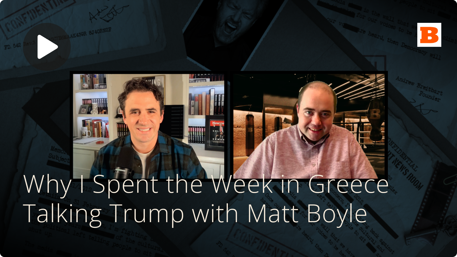 Why I Spent the Week in Greece Talking Trump with Matt Boyle